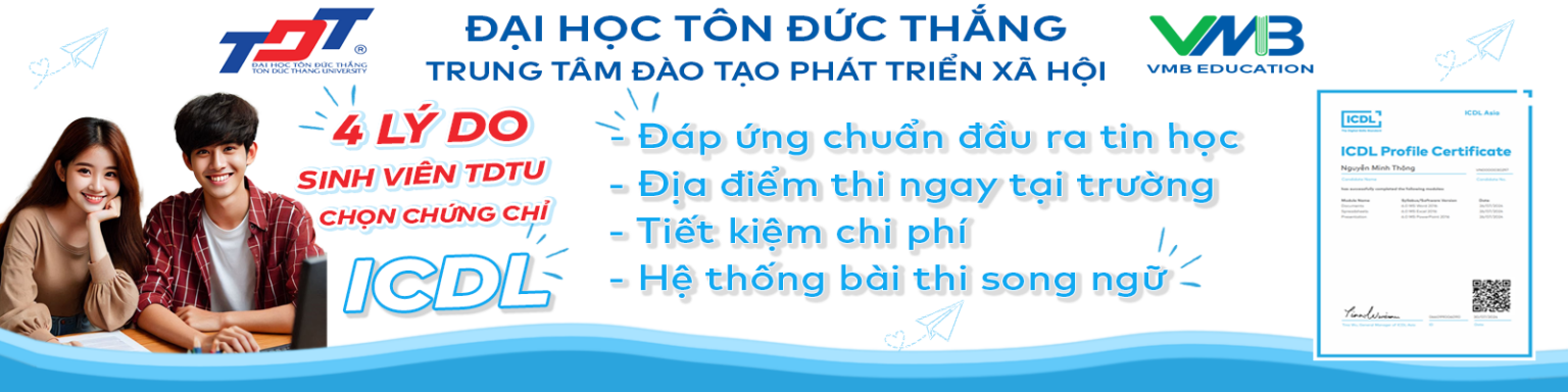 Thi ICDL Tháng 1/2025 | Trung Tâm Tin Học | Đăng Ký Ngay
